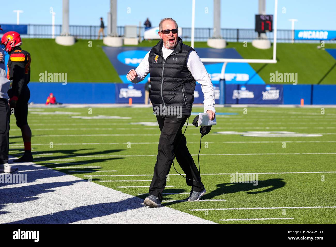 during the NCAA Division II national championship college football game ...