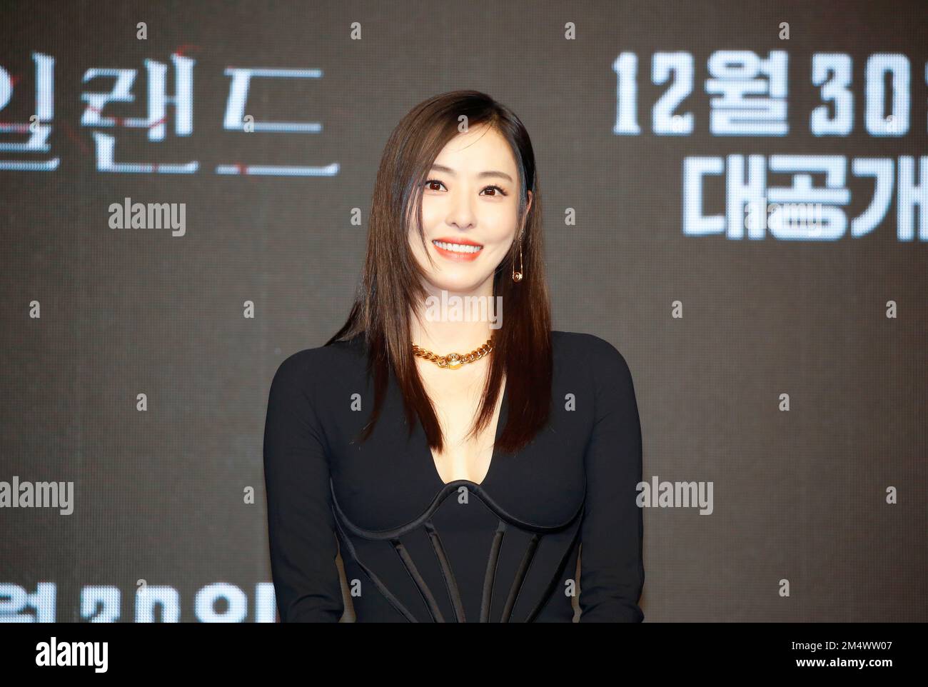 Lee Da-Hee, Dec 22, 2022 : Actress Lee Da-Hee attends a production presentation for the TVing ...