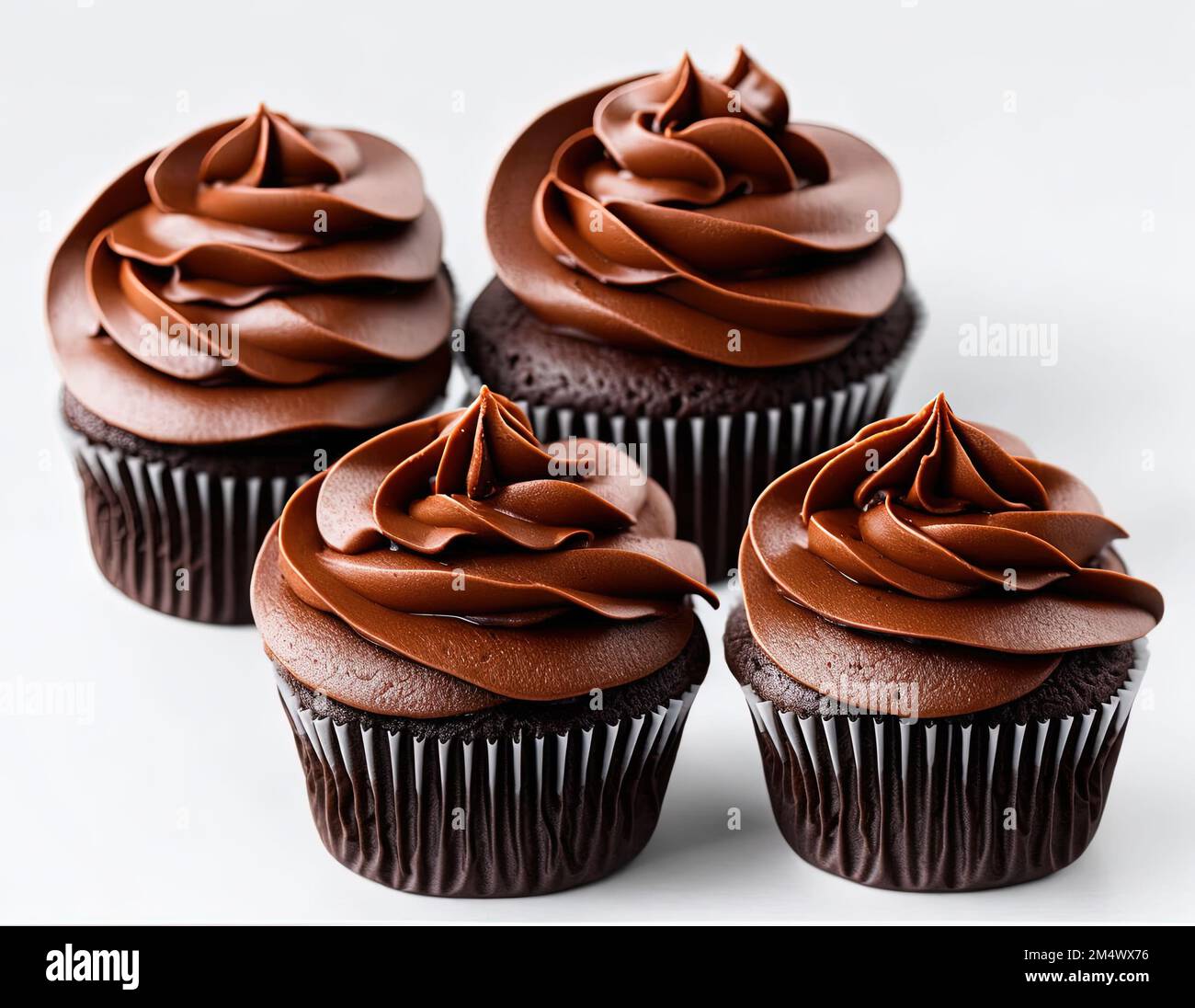 Various colored cupcakes with decorations, cupcake party, birthday ...