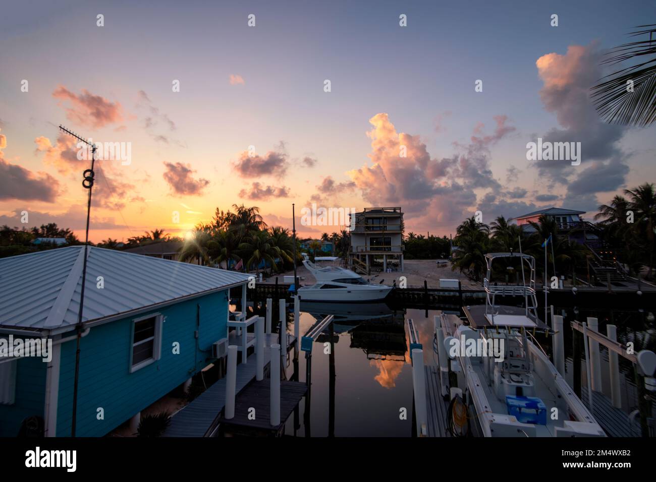 A spectacular sunrise in Bimini, Bahamas Stock Photo - Alamy