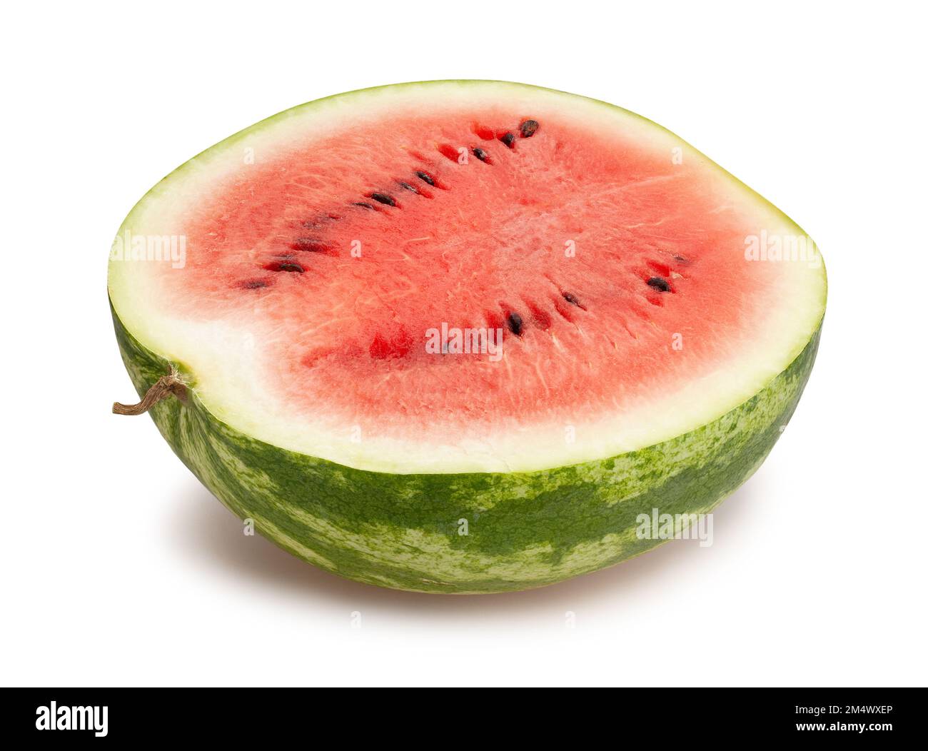 Closeup half watermelon on Cut Out Stock Images & Pictures - Alamy