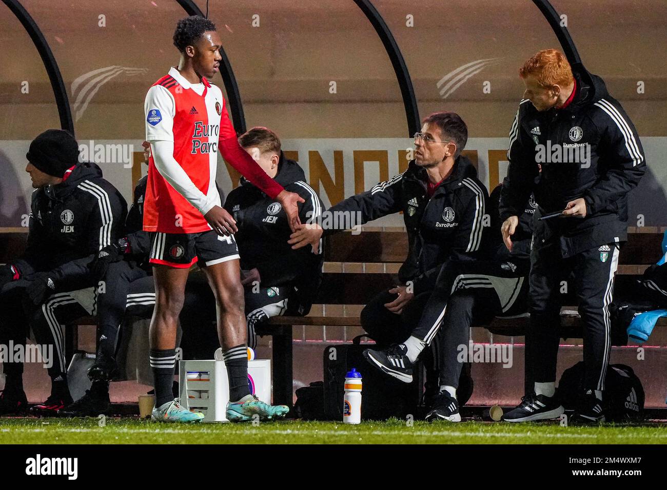 Rotterdam - Antoni Milambo of Feyenoord during the match between ...