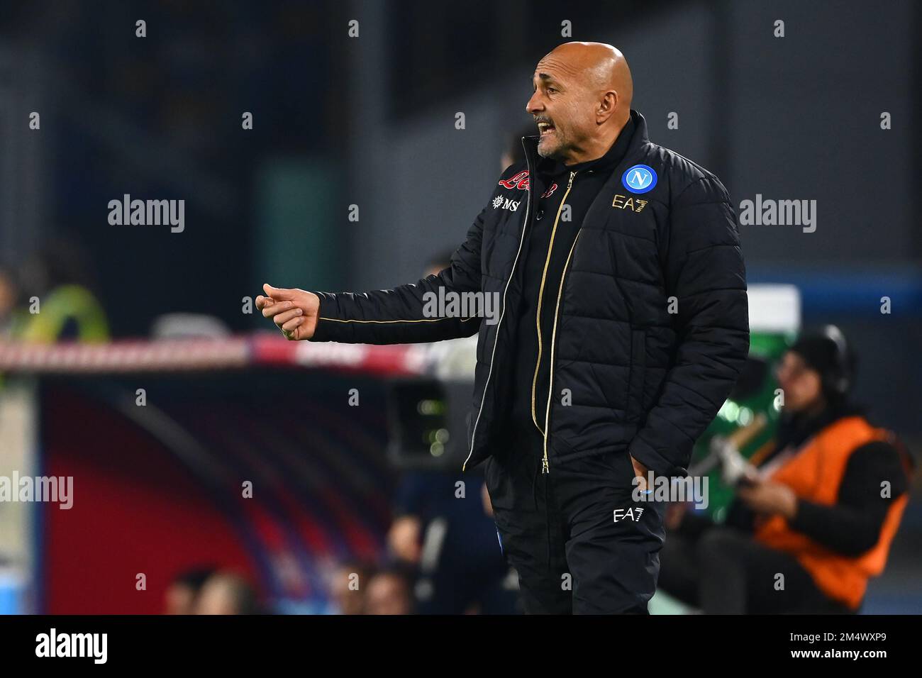 NAPLES, ITALY - DECEMBER 21: Luciano Spalletti coach of Napoli in ...