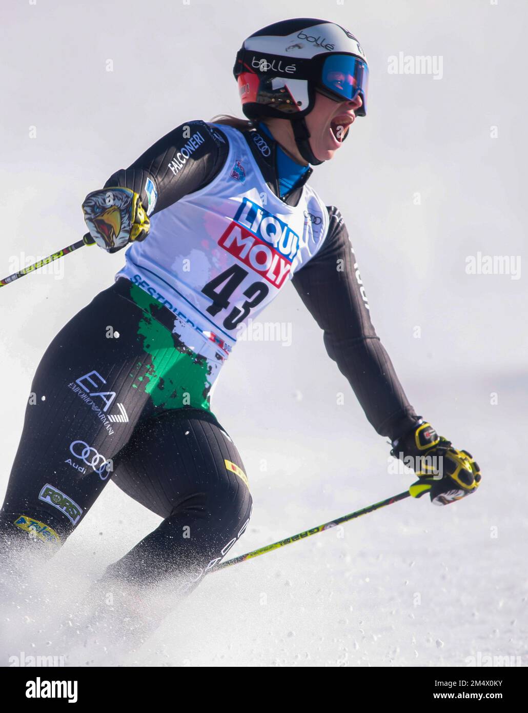 Asja Zenere of Italy during the Audi FIS World Cup 2022 Women’s Giant ...