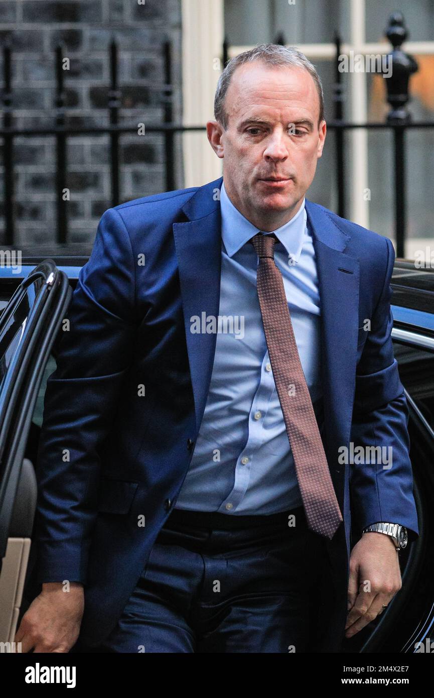 Westminster, London, UK, 22nd Nov 2022. Dominic Raab MP, Deputy Prime ...
