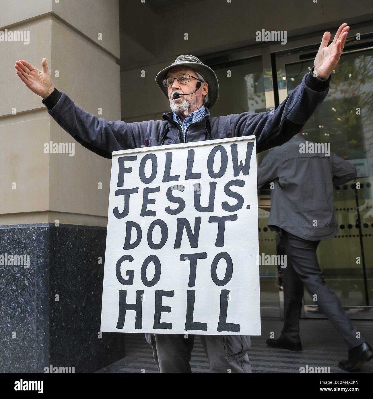 Follow jesus dont go to hell hi-res stock photography and images - Alamy