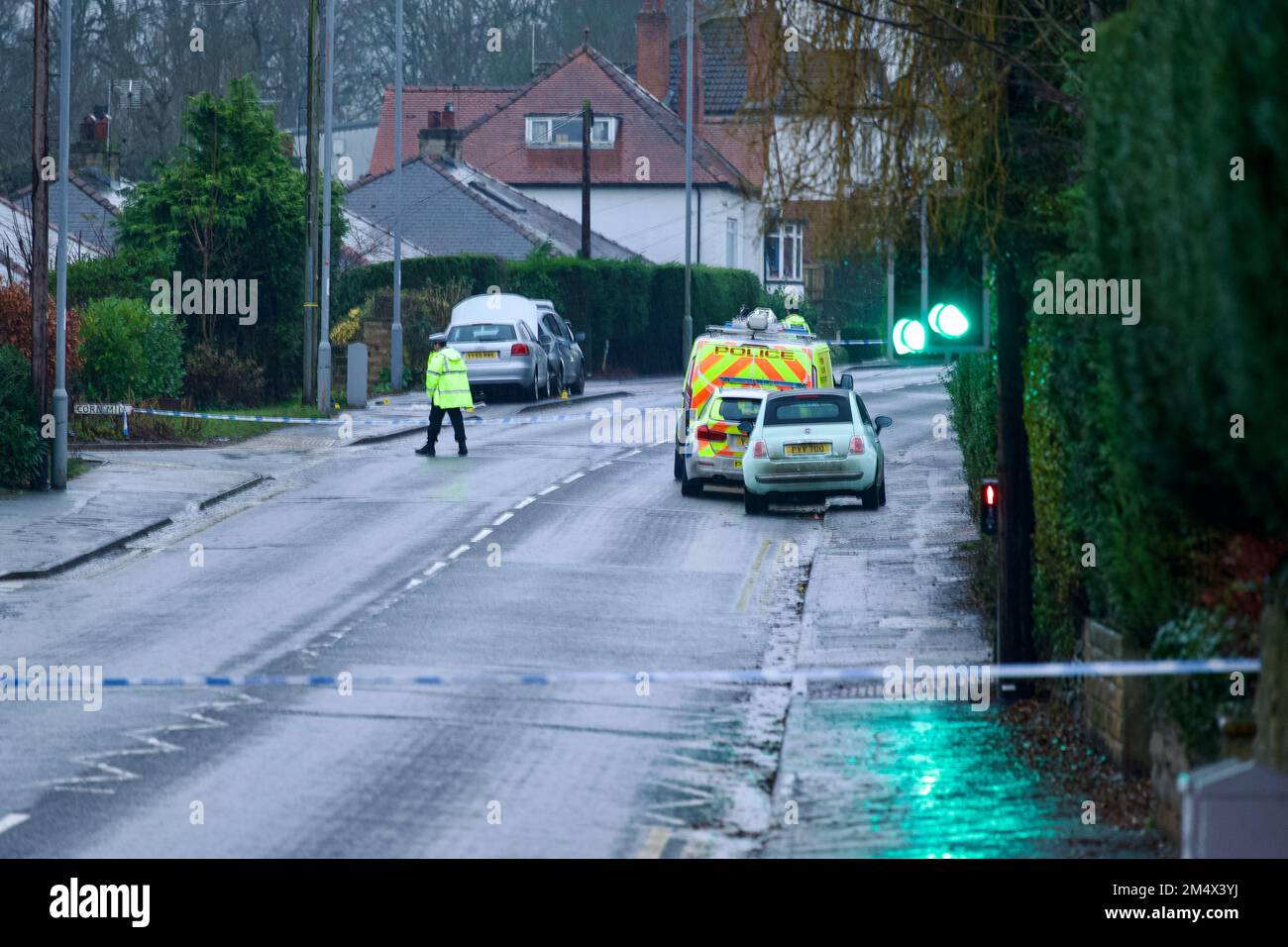 Menston, UK. 23rd December 2022. West Yorkshire Police have confirmed ...