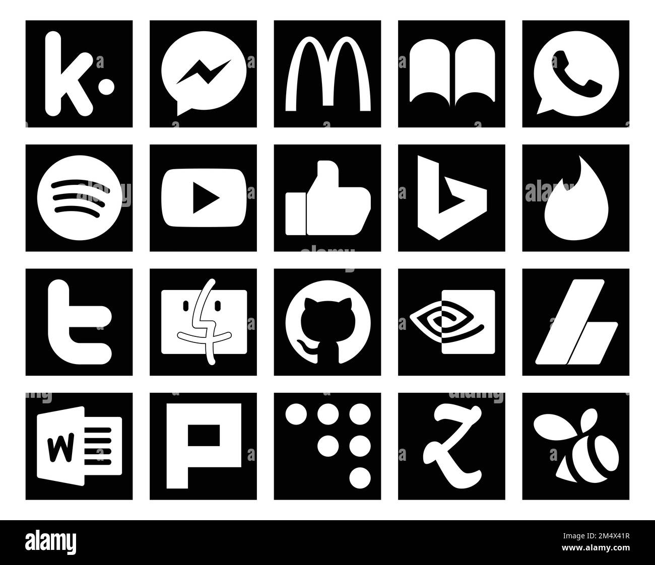 20 Social Media Icon Pack Including ads. nvidia. like. github. tweet ...