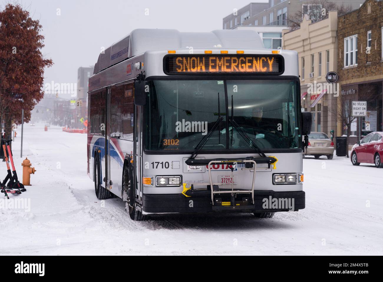 Columbus, Ohio, USA. 23rd Dec, 2022. A bus operated by the Central Ohio ...