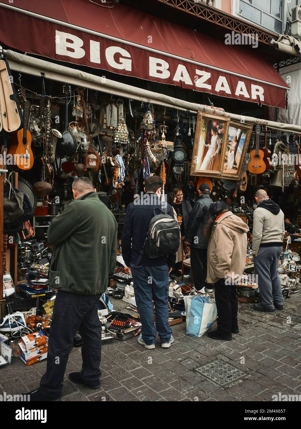 Athens Flea Market Stock Photo - Alamy