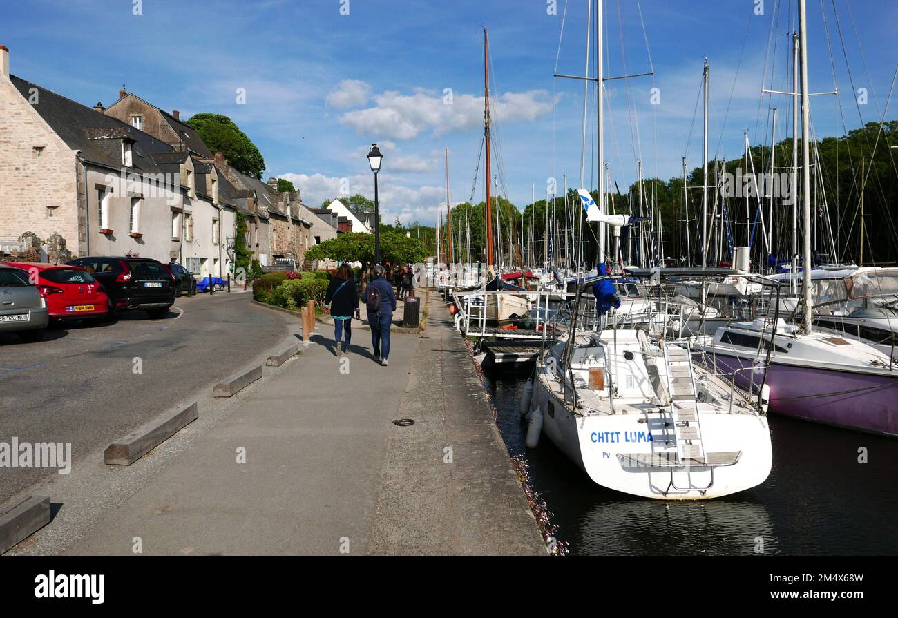 La Ferte-Bernard, Old harbour, Morbihan, Bretagne, Brittany, France ...
