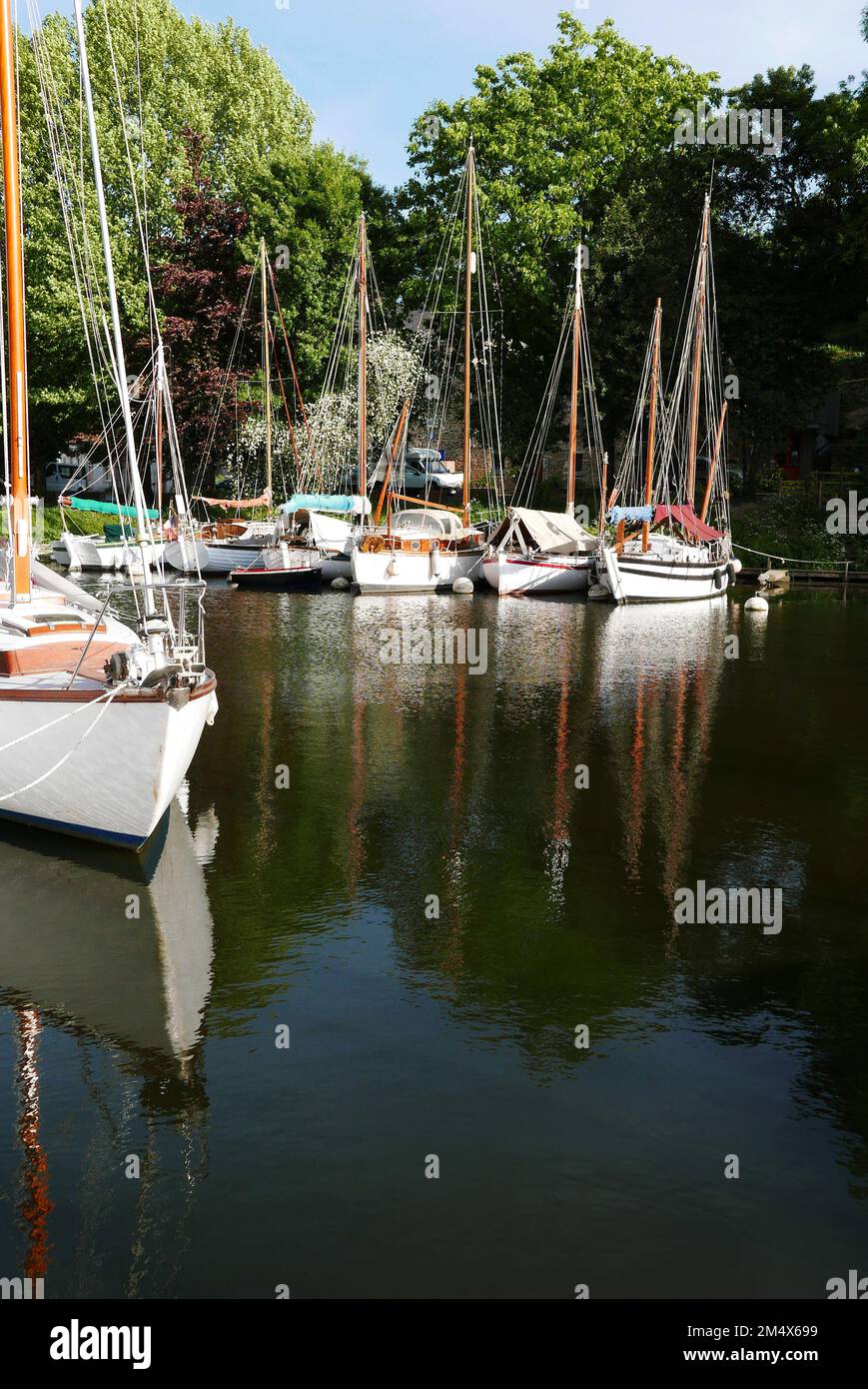 La Ferte-Bernard, Old harbour, Morbihan, Bretagne, Brittany, France ...