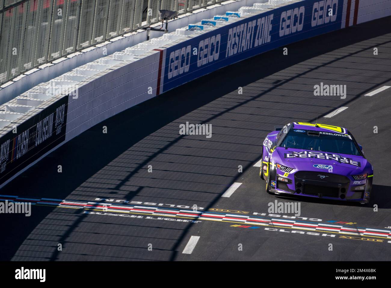 RFK races for position for the Busch Light Clash at The Coliseum at Los ...