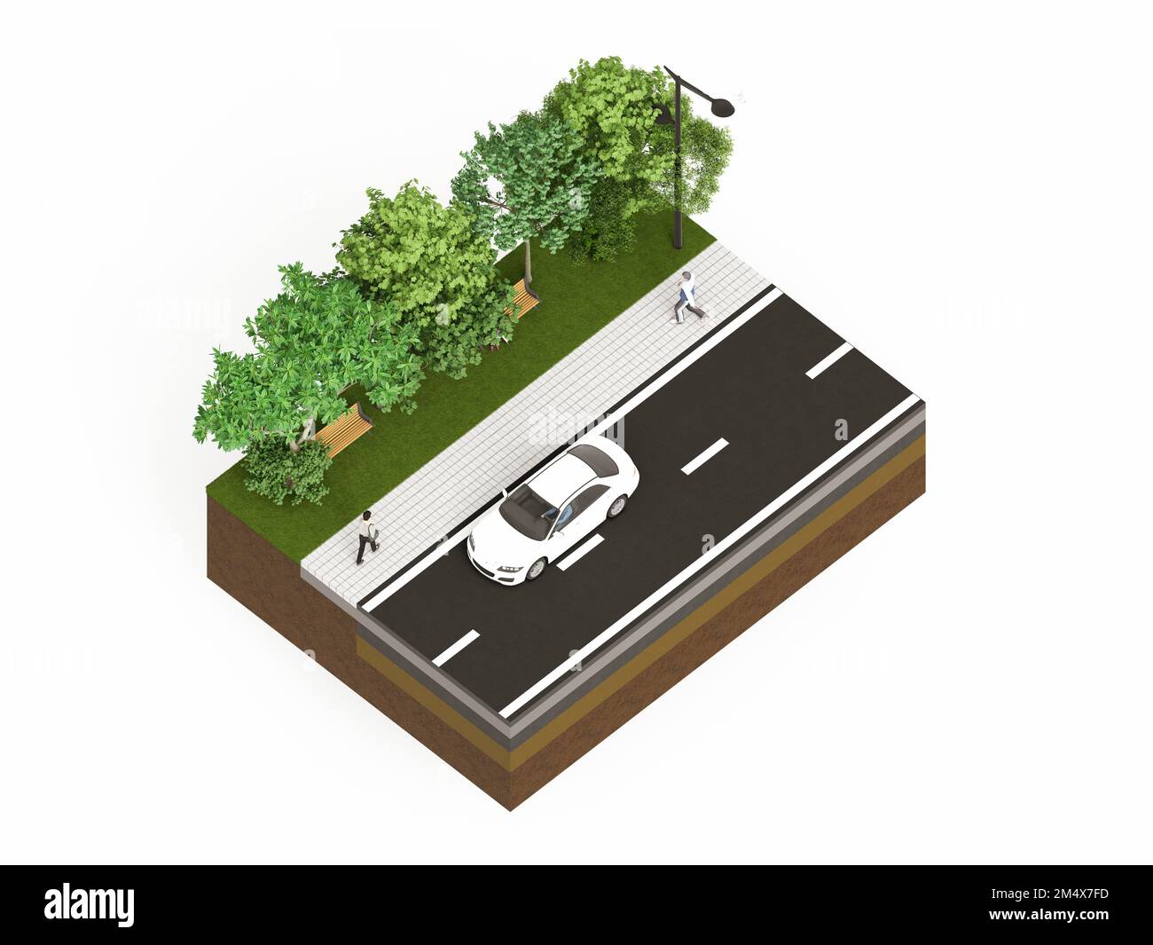 Isometric road network hi-res stock photography and images - Alamy