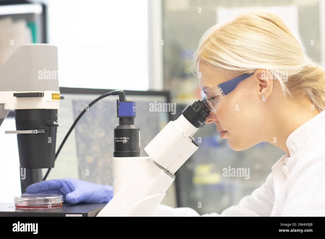 Medical examination microscope hi-res stock photography and images - Alamy