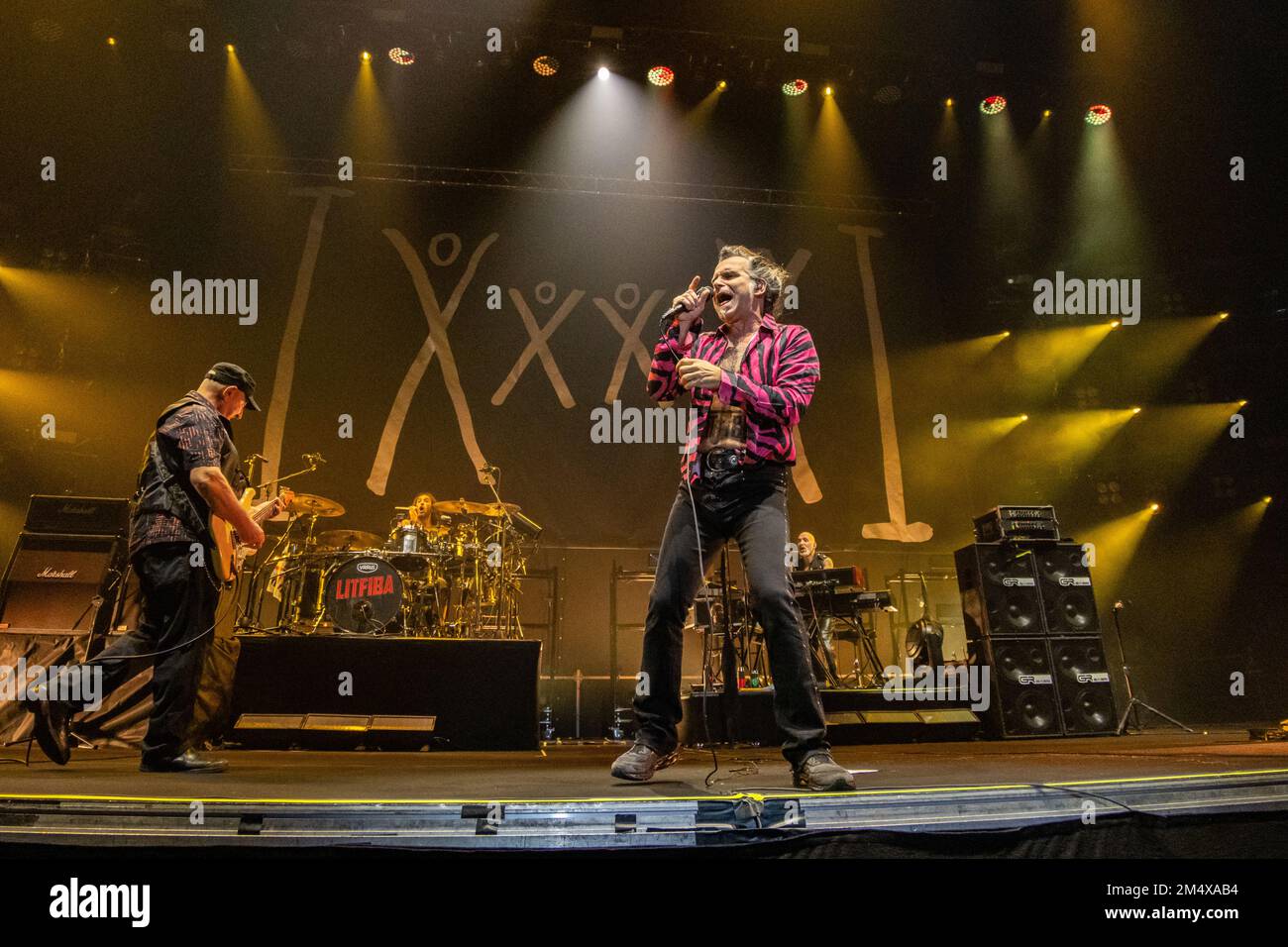 Milan Italy. 22 December 2022. The Italian rock band LITFIBA performs ...
