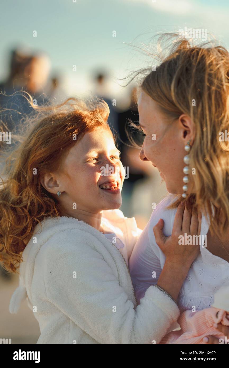 Positive parents daughter having hi-res stock photography and images ...