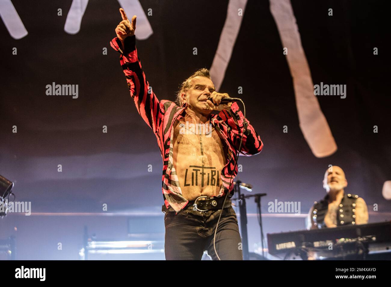 Milan Italy. 22 December 2022. The Italian rock band LITFIBA performs ...