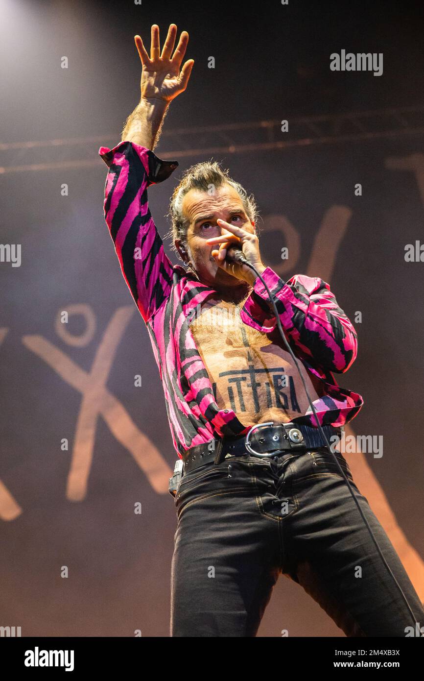 Milan Italy. 22 December 2022. The Italian rock band LITFIBA performs ...