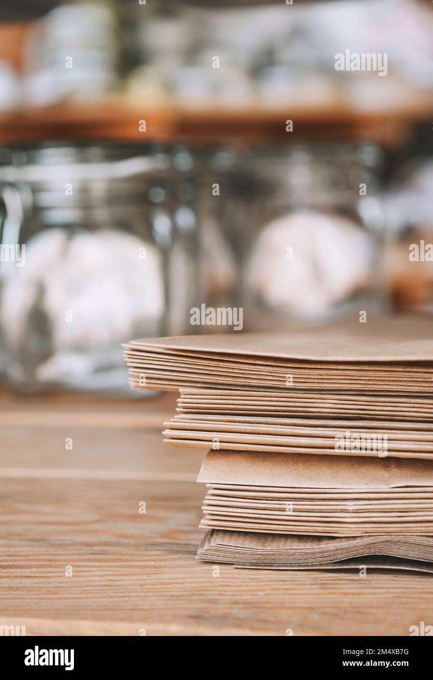 Bags stacked hi-res stock photography and images - Alamy