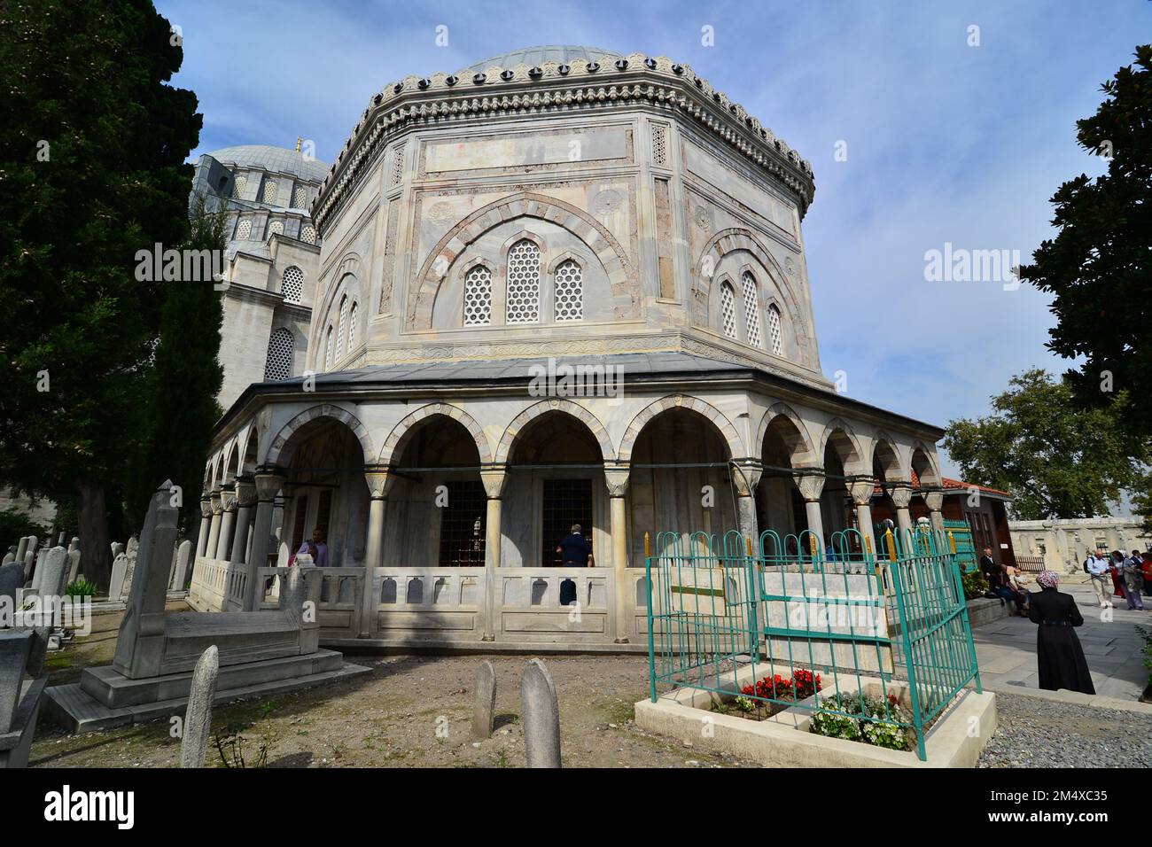 Kanuni Sultan Suleyman Tomb in Istanbul, Turkey Stock Photo - Alamy