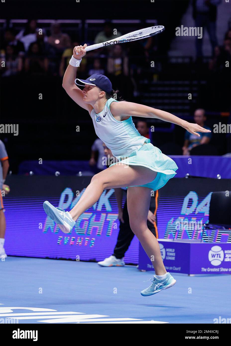 Dubai,UAE, 23rd.,December 2022. Polish tennis player Iga Swiatek in ...