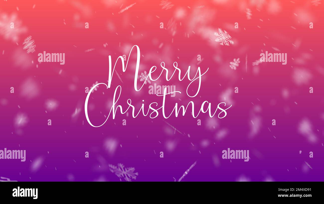 Abstract Christmas Snowflakes background. Falling Christmas snow flake ...