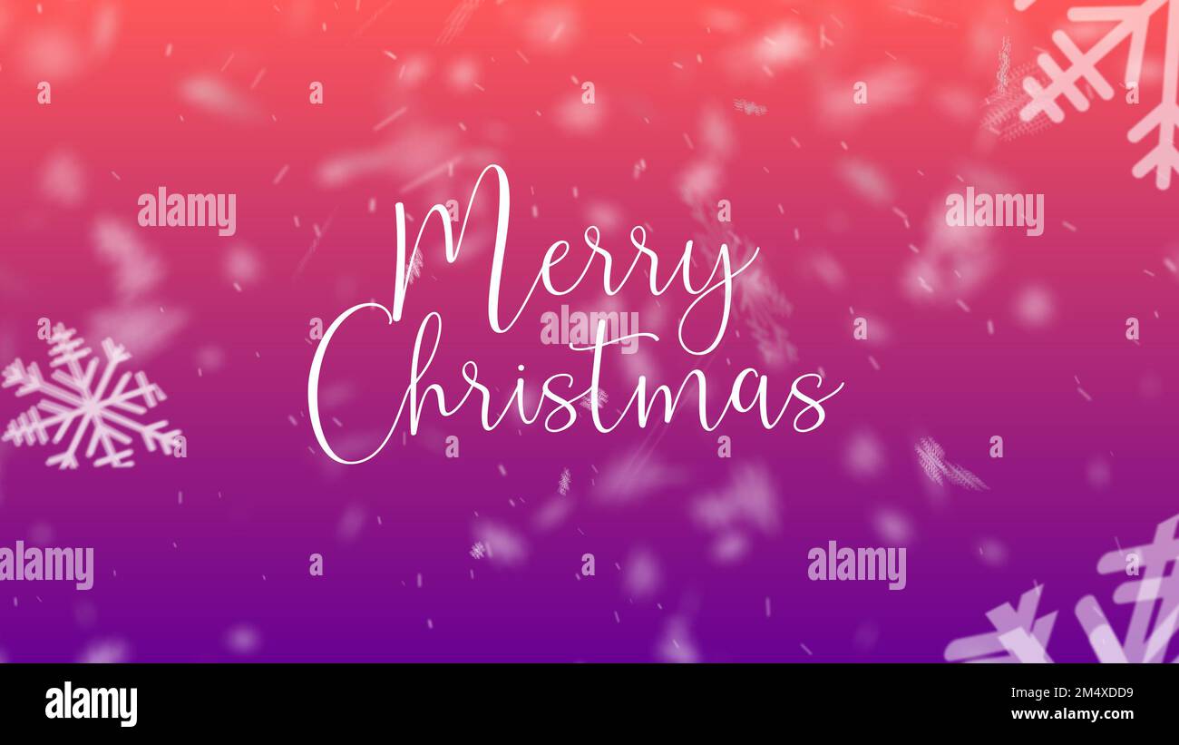 Abstract Christmas Snowflakes background. Falling Christmas snow flake ...