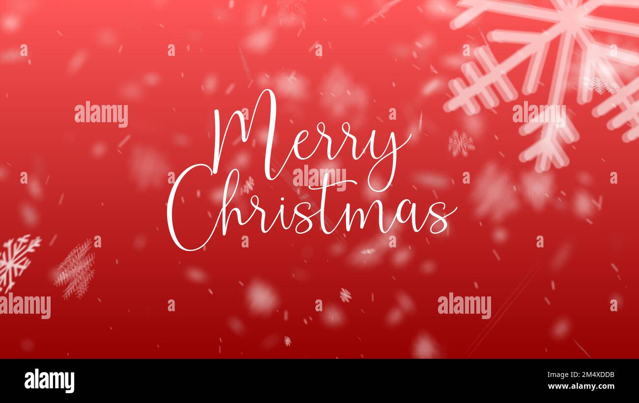 Abstract Christmas Snowflakes background. Falling Christmas snow flake ...