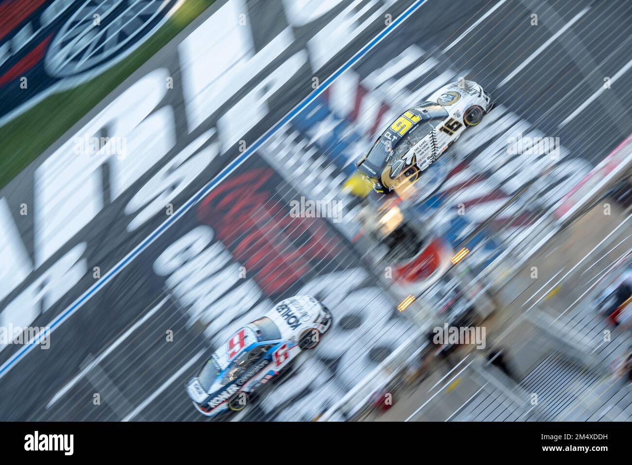 Noah Gragson races for position for the Coca-Cola 600 at Charlotte ...
