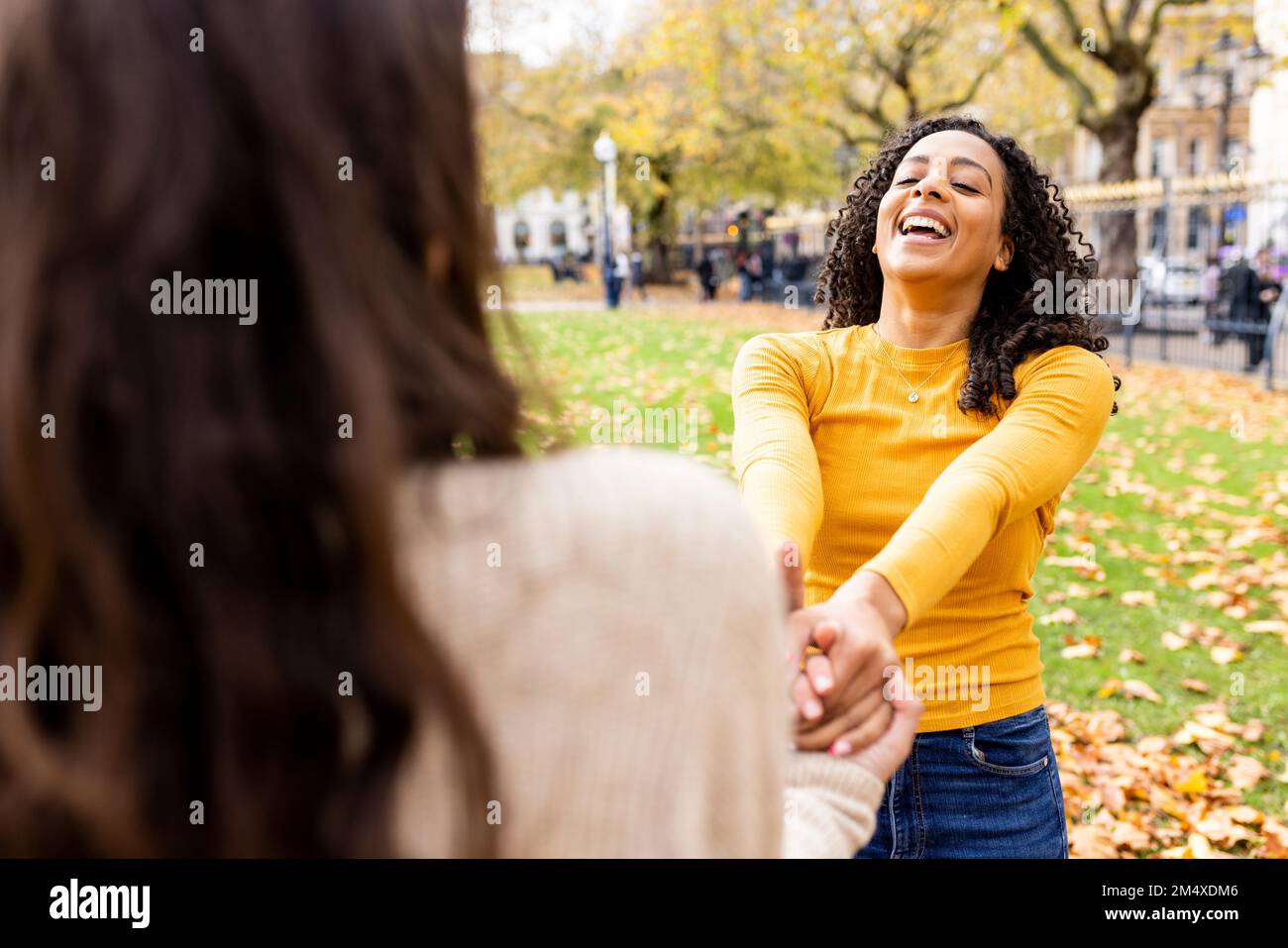 Multicultural group having fun hi-res stock photography and images - Alamy