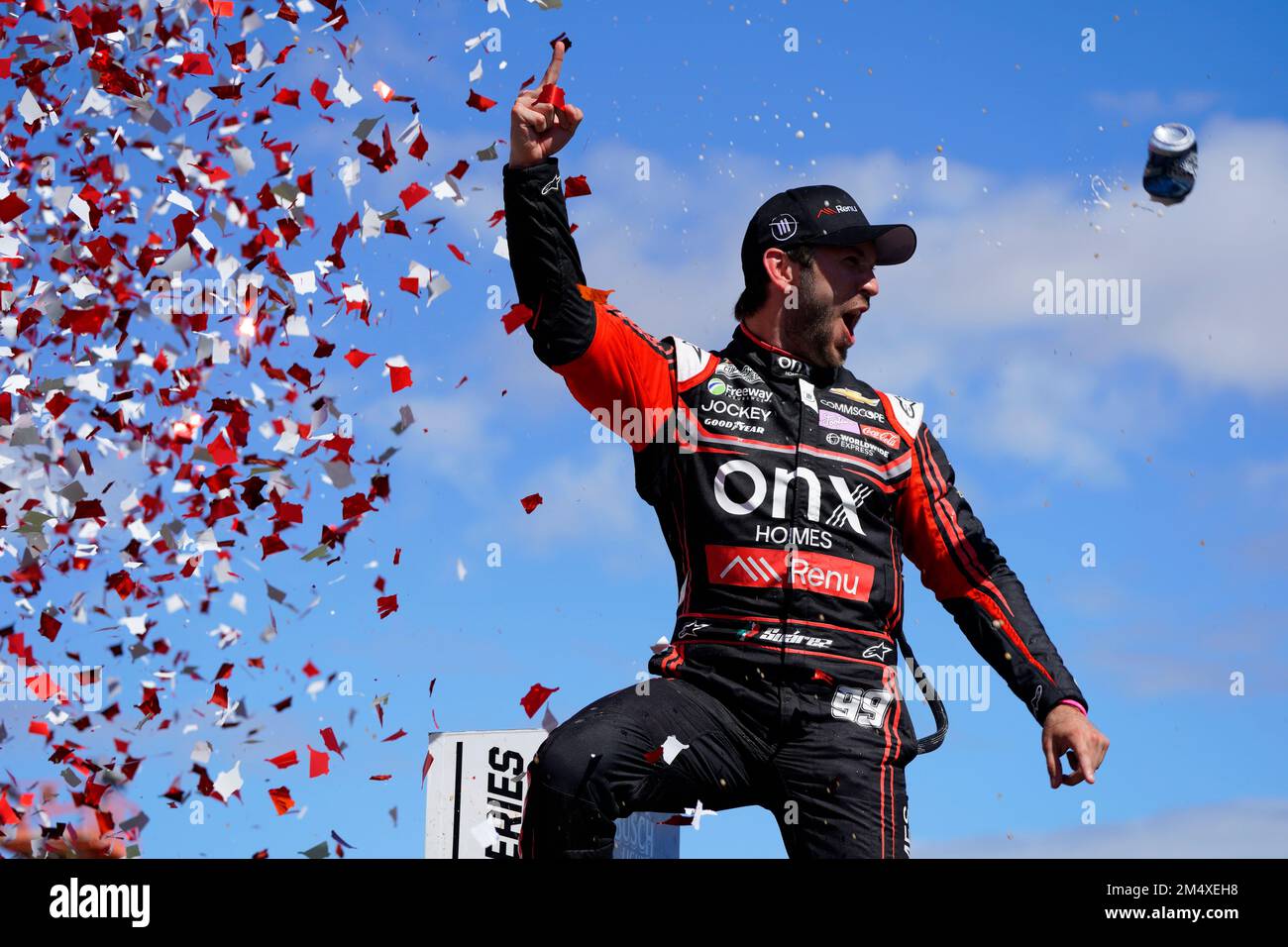 Daniel Suarez wins the Toyota/Save Mart 350 at Sonoma Raceway in Sonoma ...