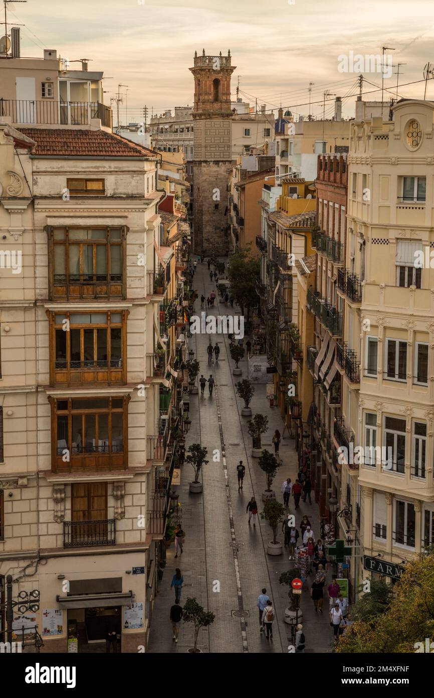 Valencia street view hi-res stock photography and images - Alamy