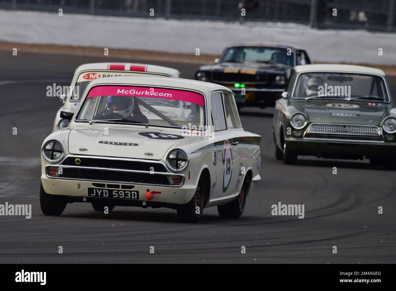 John McGurk, Ford Lotus Cortina, Adrian Flux Trophy for Transatlantic ...