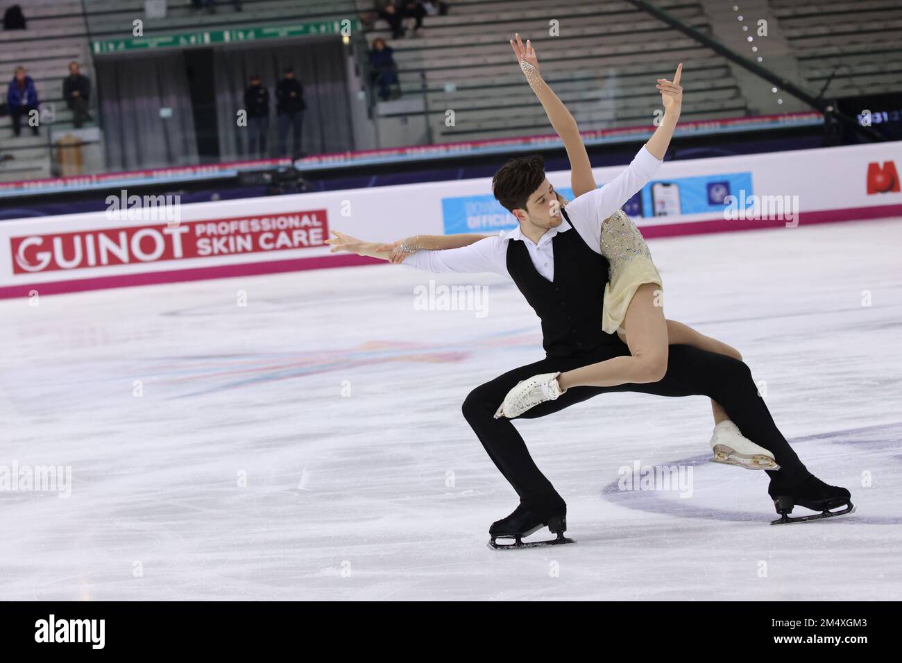 Palavela, Turin, Italy, December 10, 2022, Anastasia Golubeva and ...