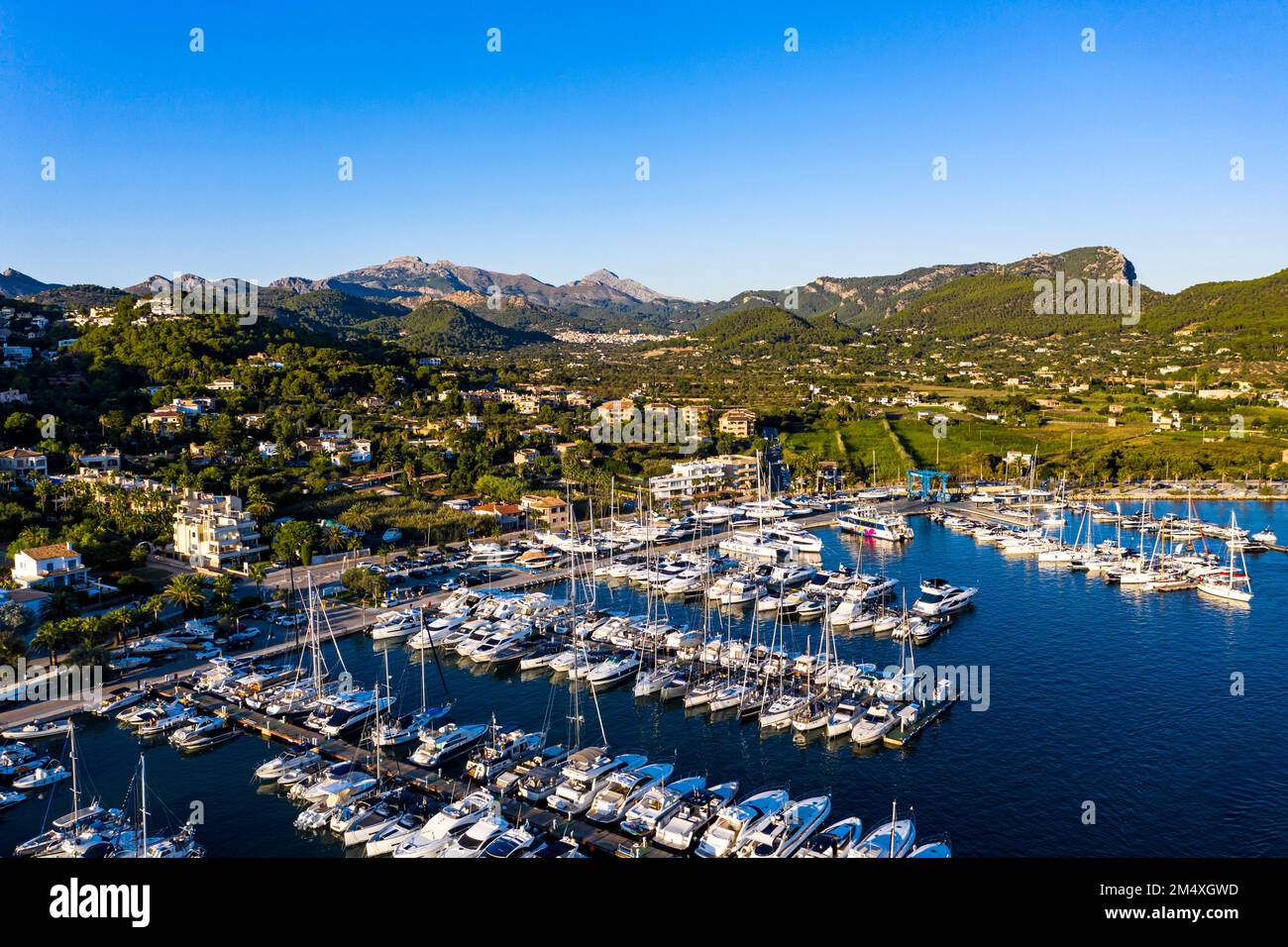 Aerial view port dandratx hi-res stock photography and images - Alamy