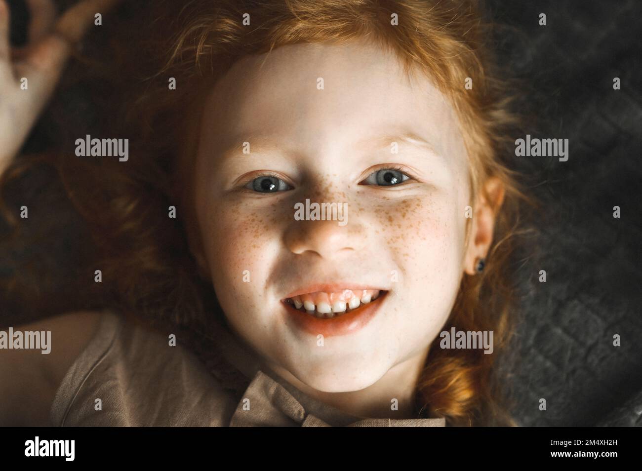 Girl freckles hi-res stock photography and images - Alamy