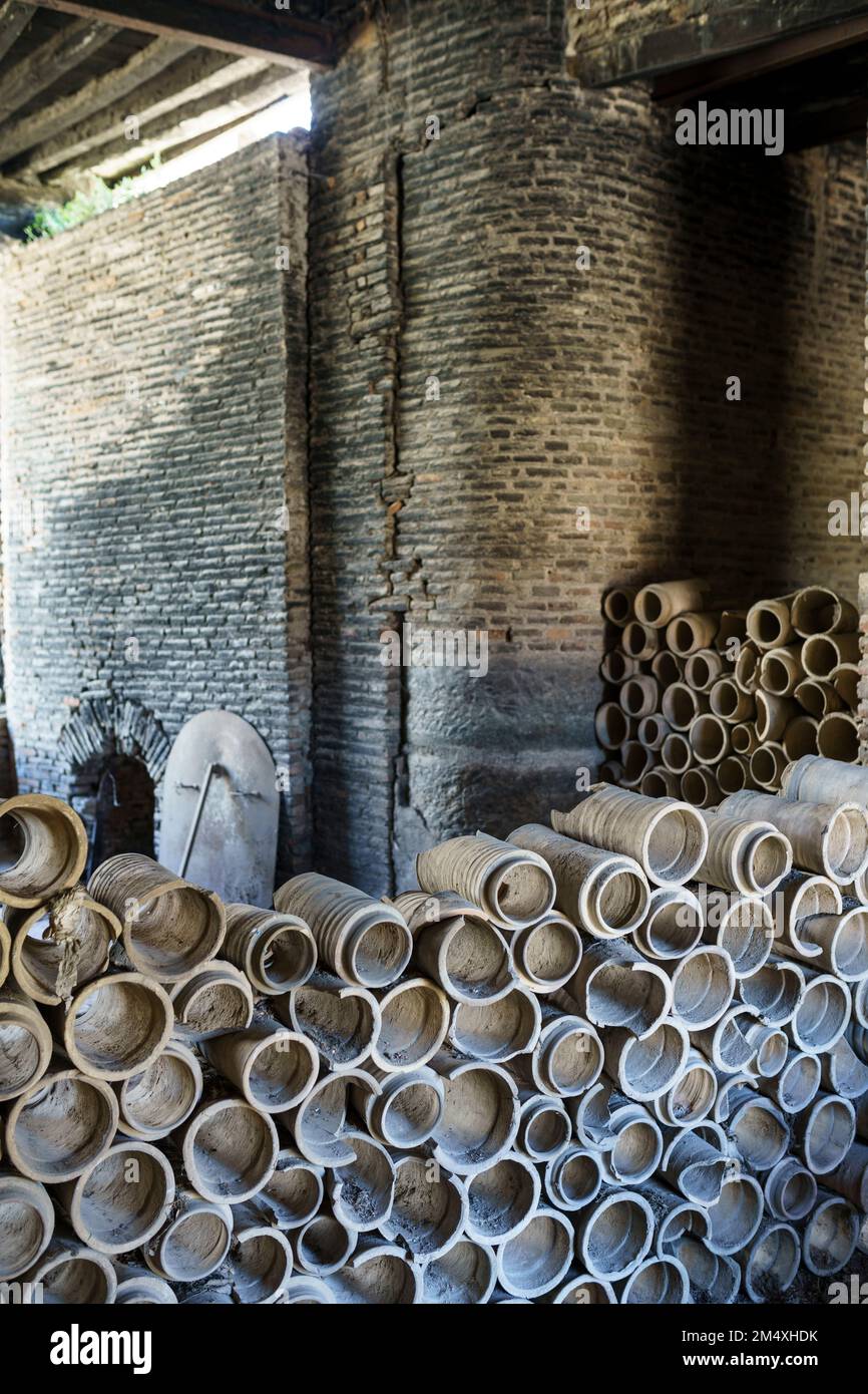 Arabic kiln for firing pottery in factory Stock Photo - Alamy