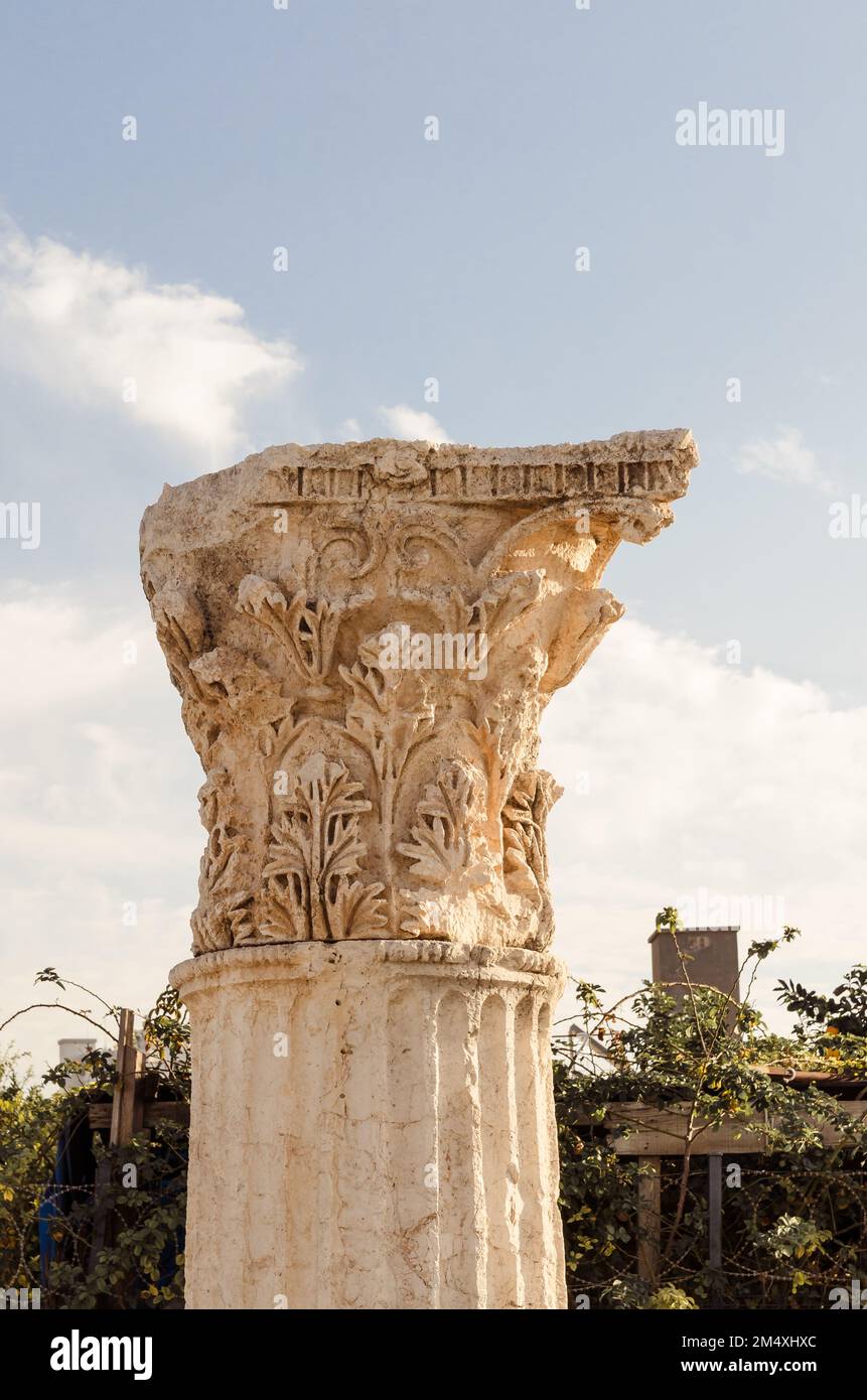 Column Pillars of Soli-Pompeiopolis, Mersin, Turkey Stock Photo - Alamy