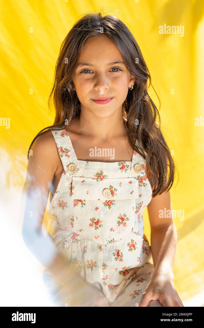 Wearing floral dress hi-res stock photography and images - Alamy