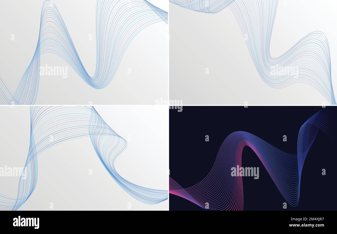 Use this vector background pack to create a striking presentation Stock ...