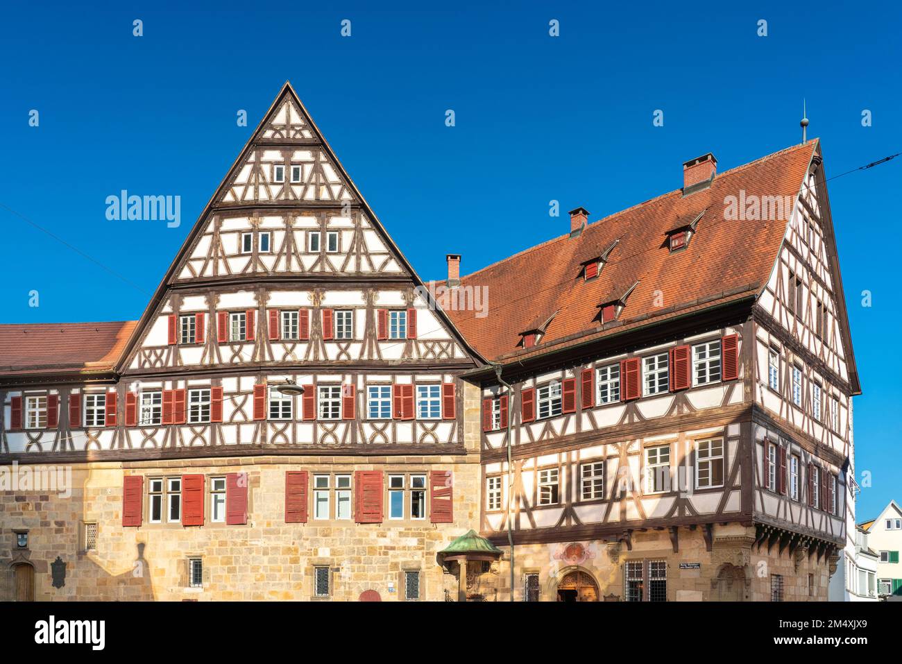 Historic half timbered building georg christian von kessler platz hi-res stock photography and ...