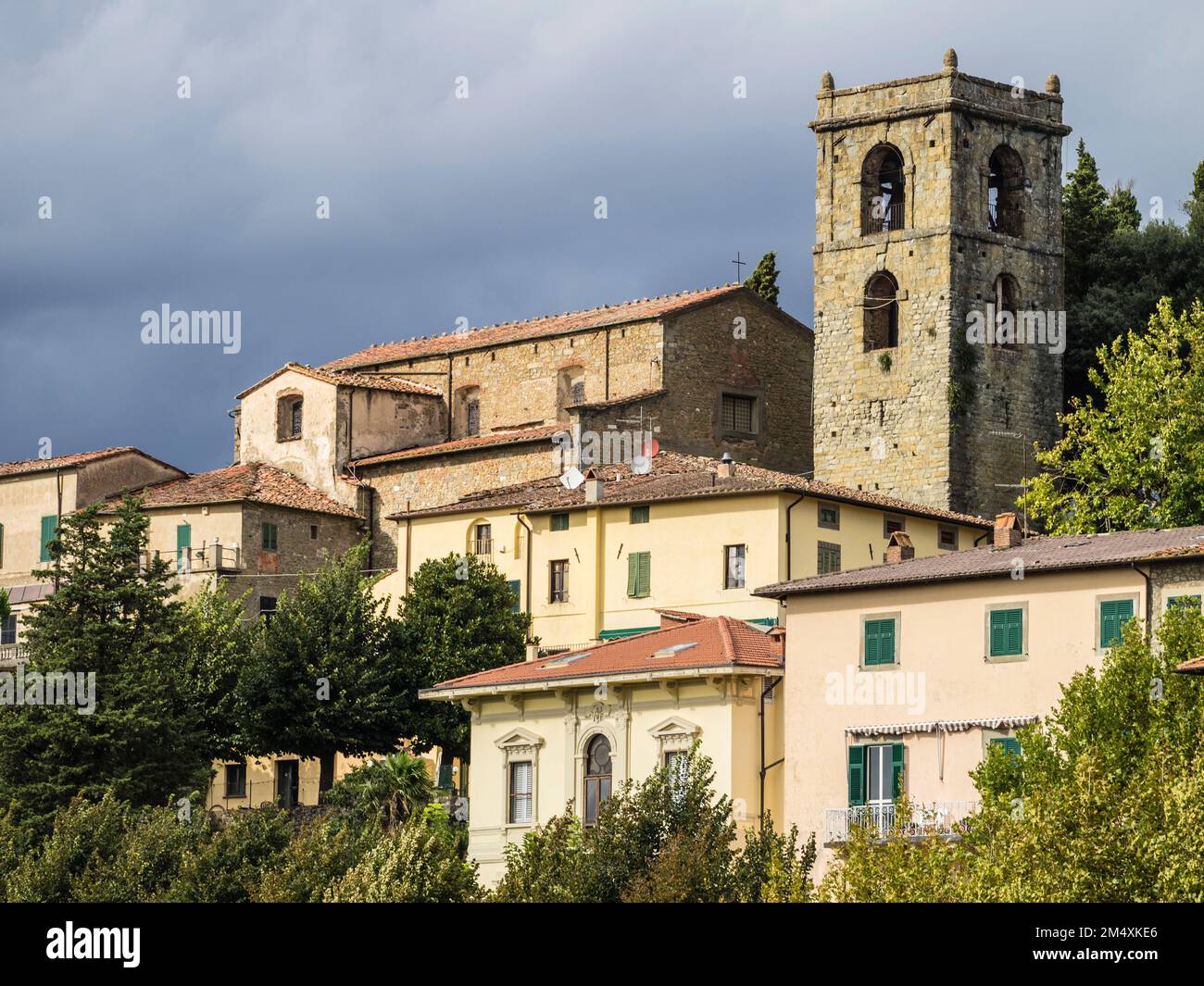 The village of Montecatini Alto, Tuscany, Italy Stock Photo - Alamy