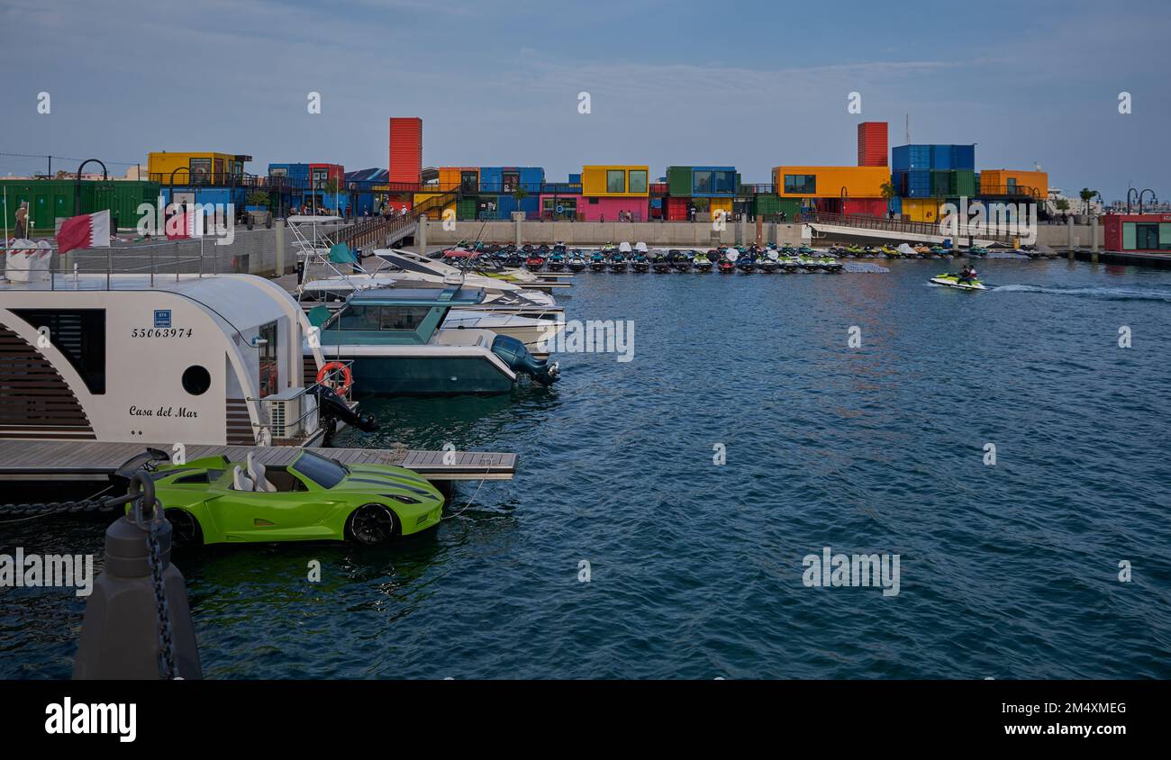 Box Park, located at the old Doha Port, is a leisure destination in ...