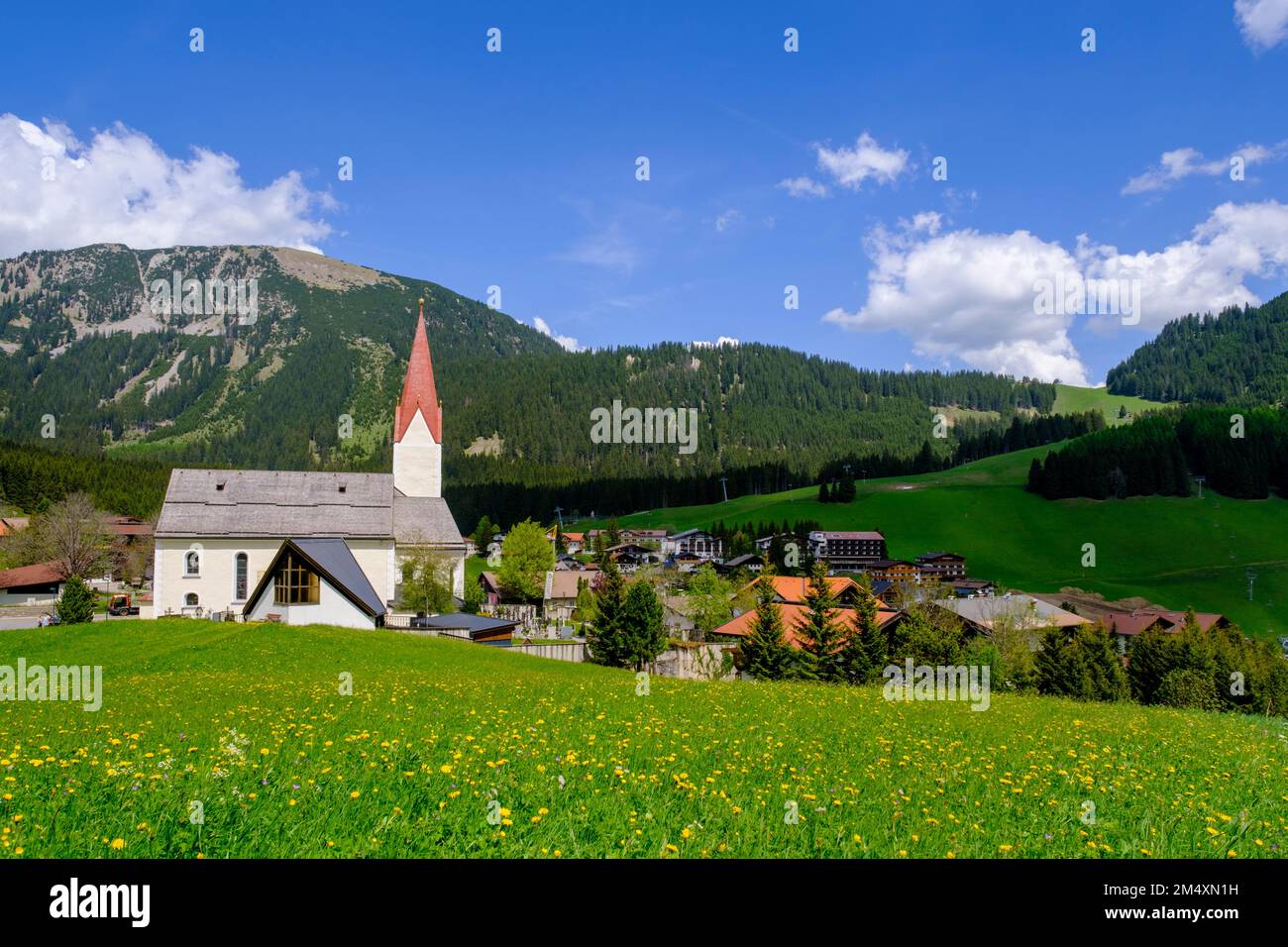 Alps mountain meadow tranquil summer view hi-res stock photography and ...