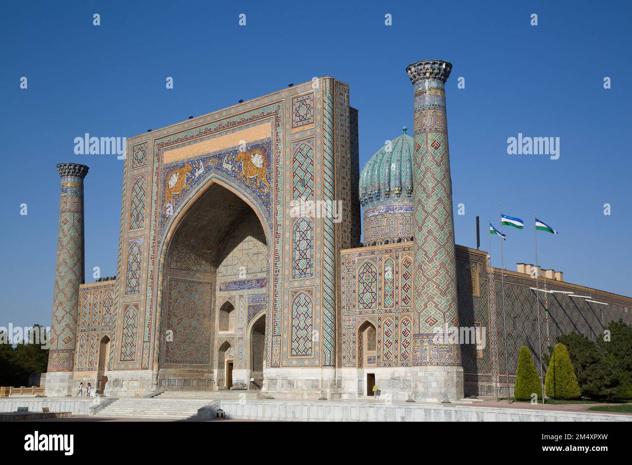 Sherdor Madrassah (Completed 1636), Registan Square, Samarkand ...