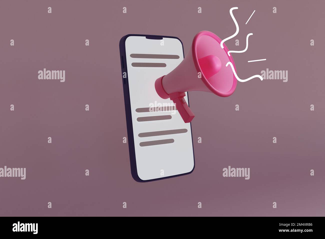 Cartoon Advertising With Warning For Concept Design Megaphone Speaker Speaker Icon