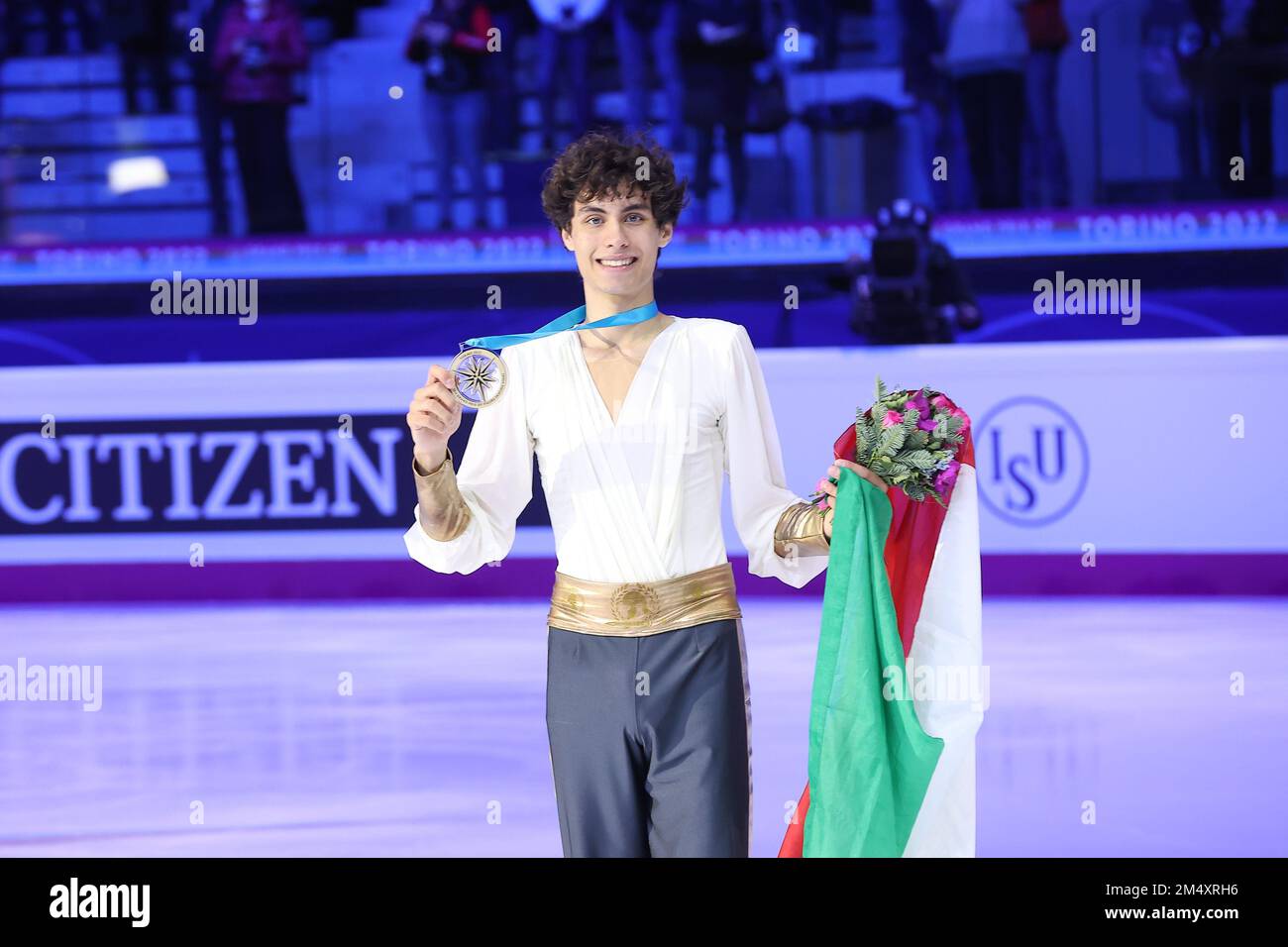 Nikolaj Memola (Ita) Gold Medal, Junior Men of Grand Prix of Figure ...