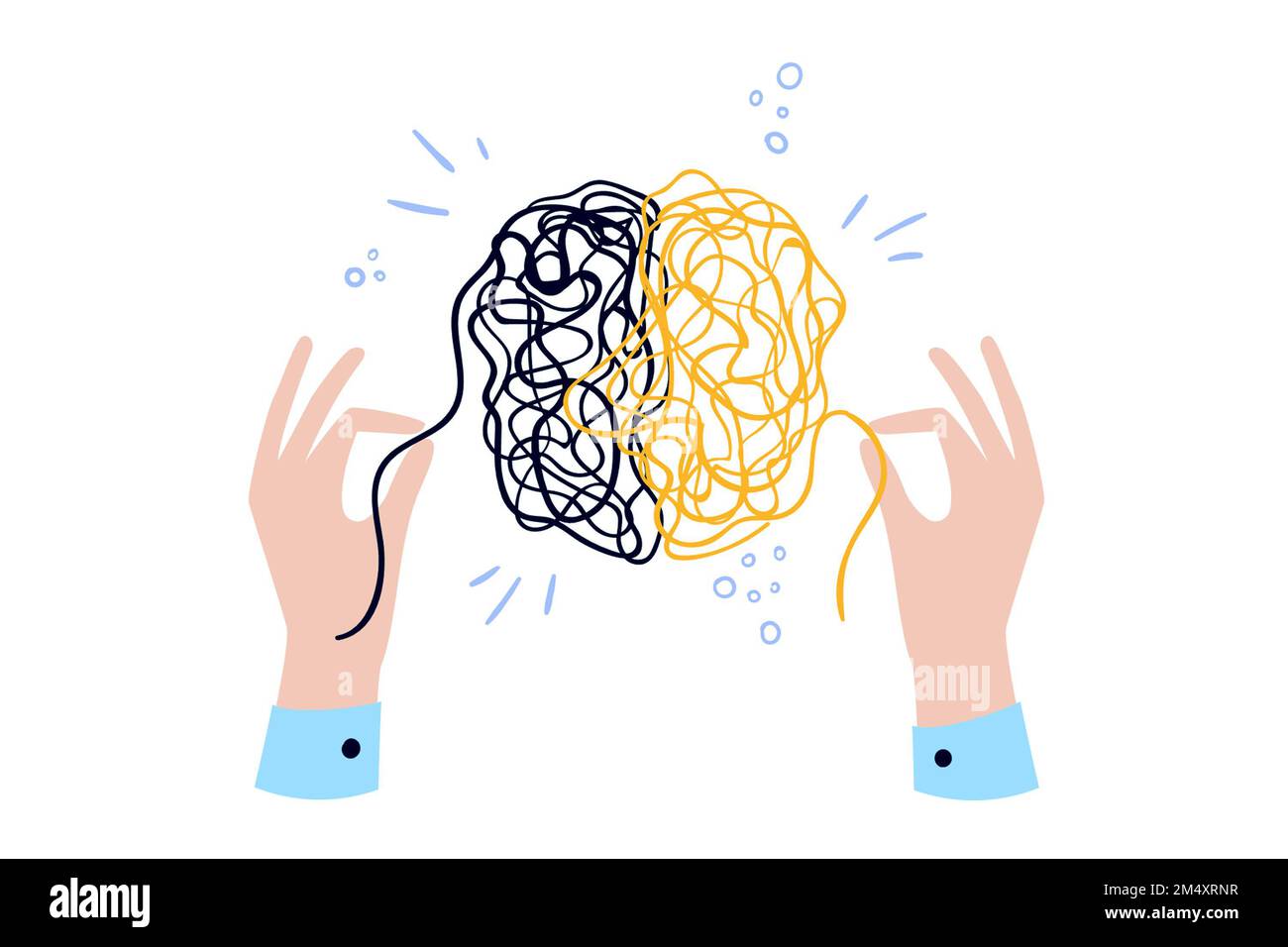 Hand brain function Cut Out Stock Images & Pictures - Alamy