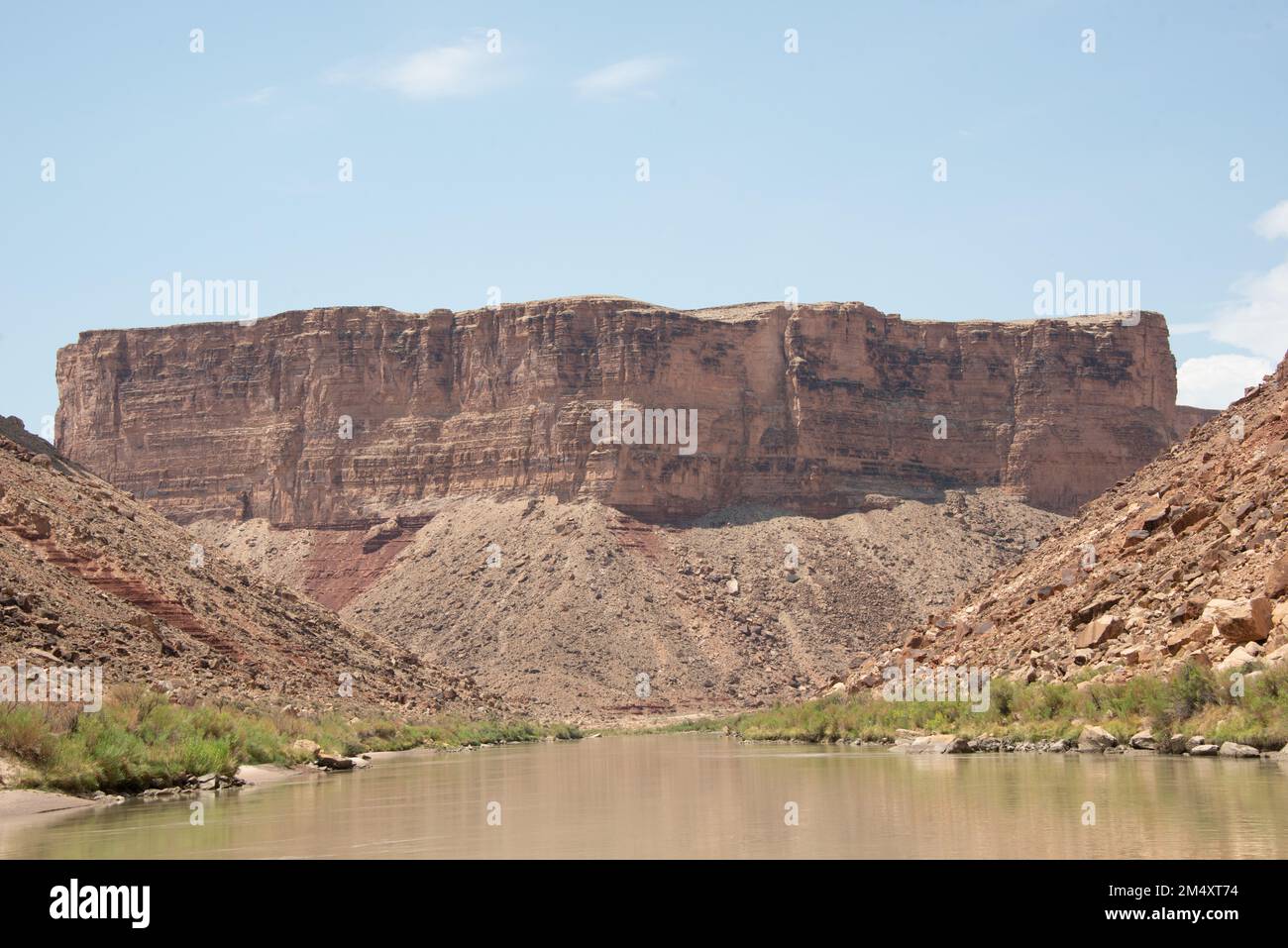 The beautiful view of the Colorado river and cliffs in Grand Canyon ...
